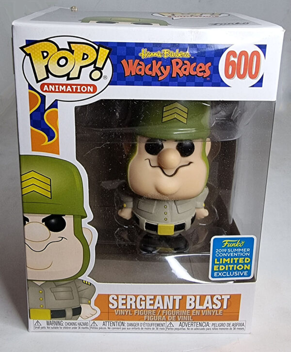 Funko Pop! Vinyl – Wacky Races – Sergeant Blast #600 – Limited Edition ...