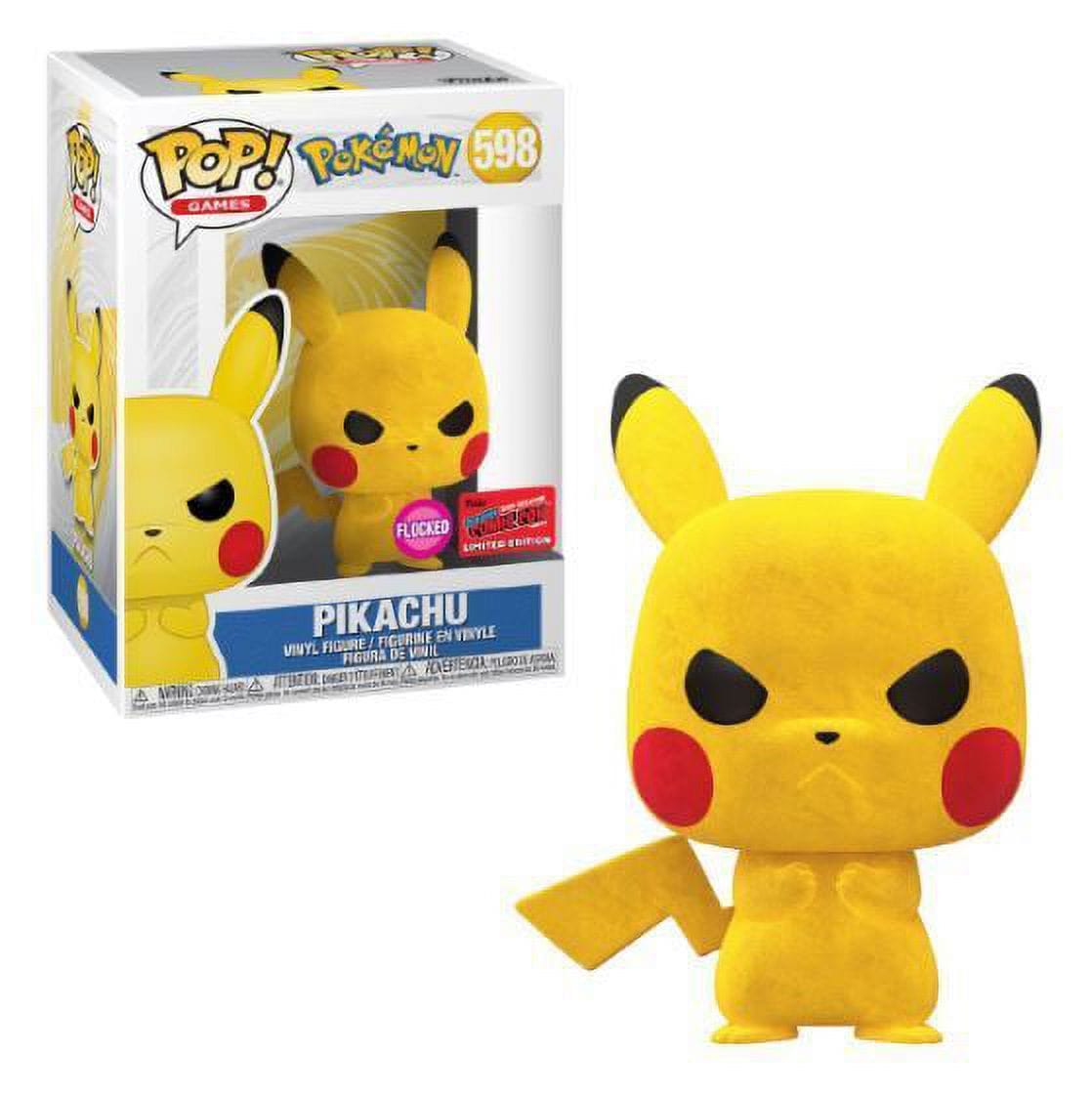 Funko Pop! Games Grumpy Pikachu Flocked 598 Pokemon | Big Boss ...