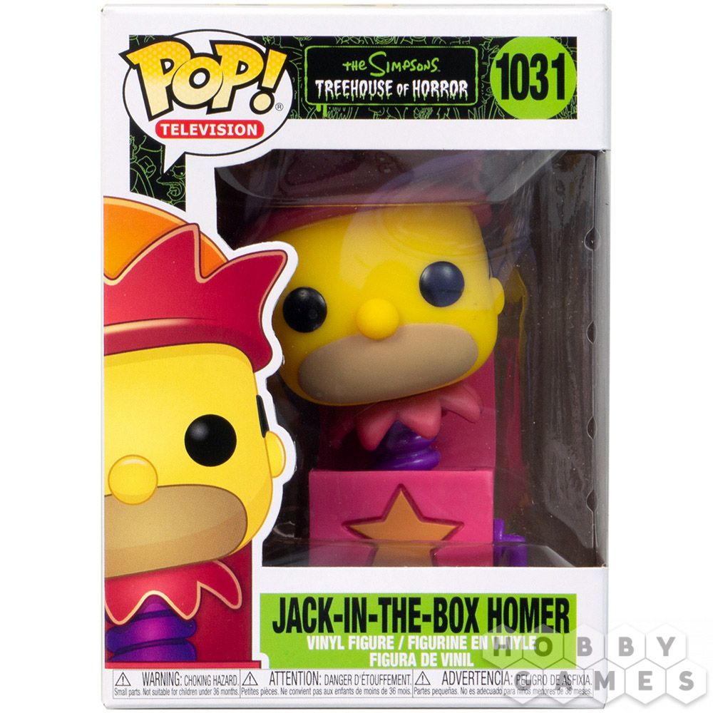 Funko Pop! – Jack-in-the-Box Homer – The Simpsons #1031 | Big Boss ...