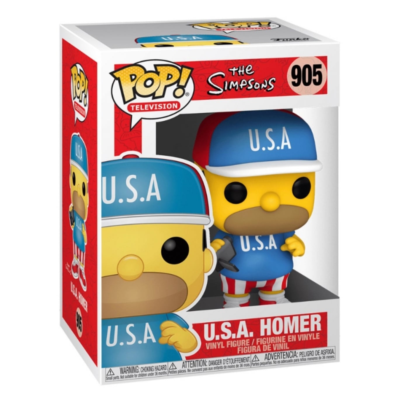 Funko Pop Television The Simpsons – #905 USA Homer | Big Boss ...