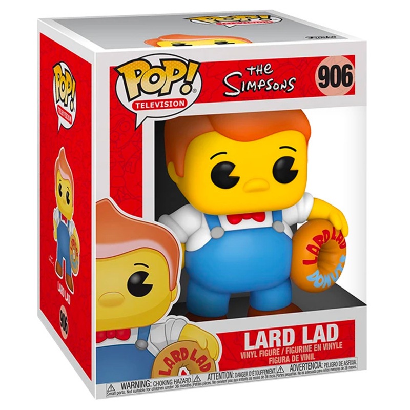 FUNKO POP VINYL TELEVISION THE SIMPSONS LARD LAD #906 15CM(6″) | Big ...
