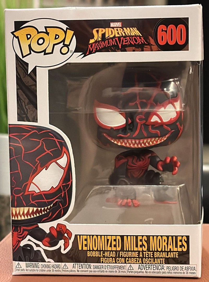 Marvel Funko Pop – Venomized Miles Morales – Maximum Venom #600 | Big ...