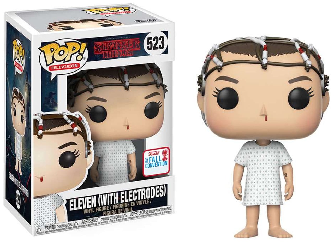 FUNKO POP #523 Stranger Things Eleven with Electrodes 2017 | Big Boss ...
