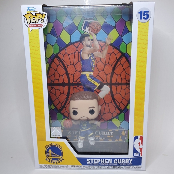 Funko POP NBA #15 Stephen Curry Trading Card Figure | Big Boss ...