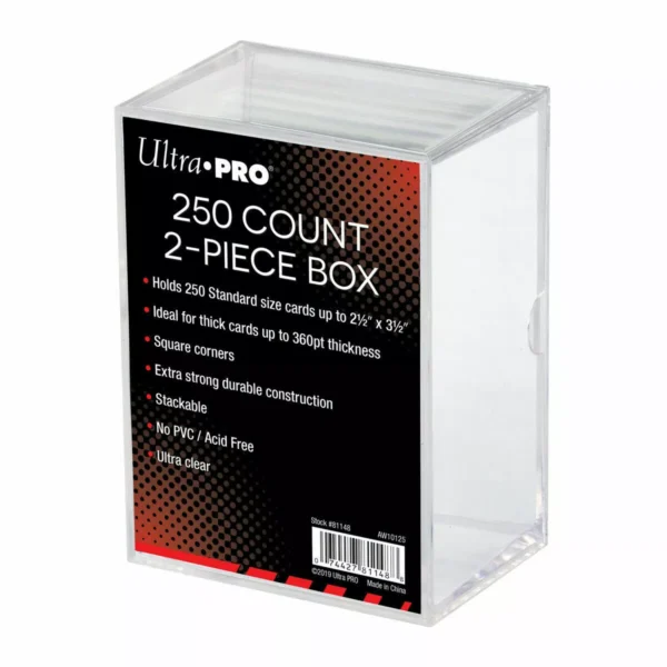 2-Piece 50-Count Clear Card Boxes (2ct) | Big Boss Collectables ...