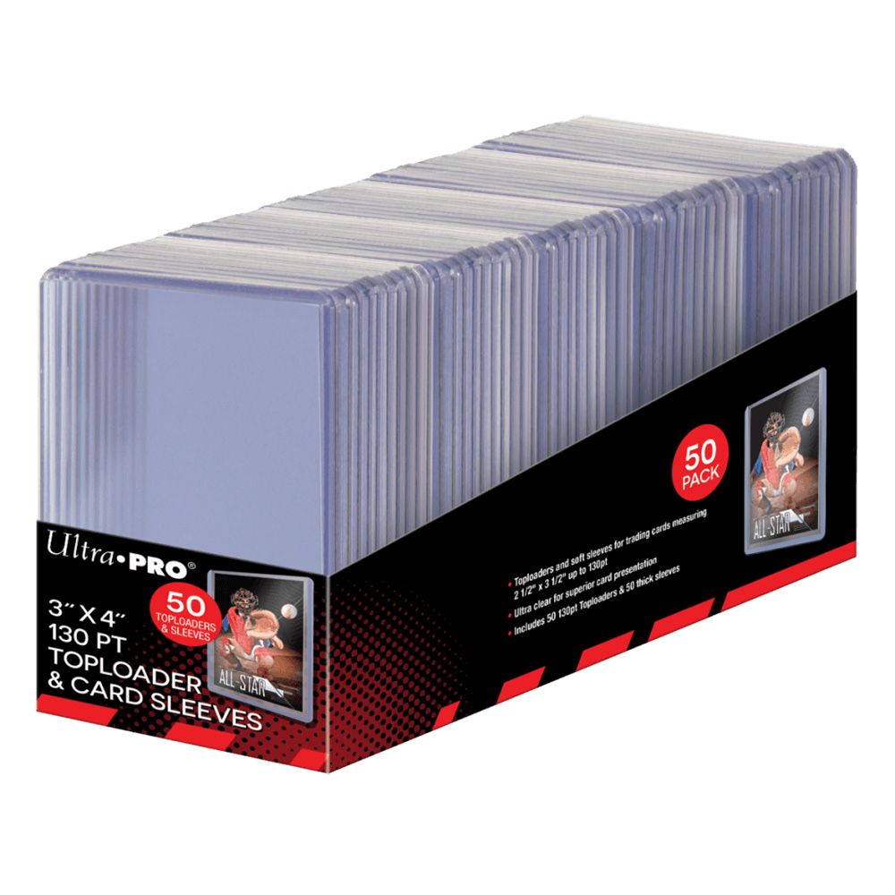 Ultra Pro 3″ x 4″ 130PT Toploader 50 Pack | Big Boss Collectables ...