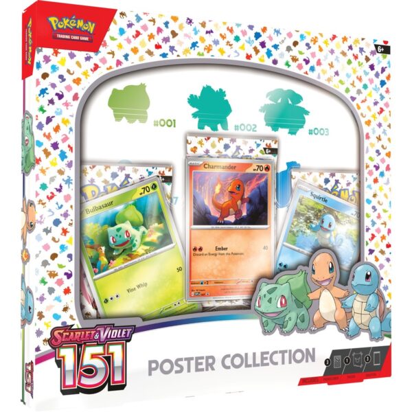 Pokemon TCG Scarlet & Violet 151 Poster Collection | Big Boss ...