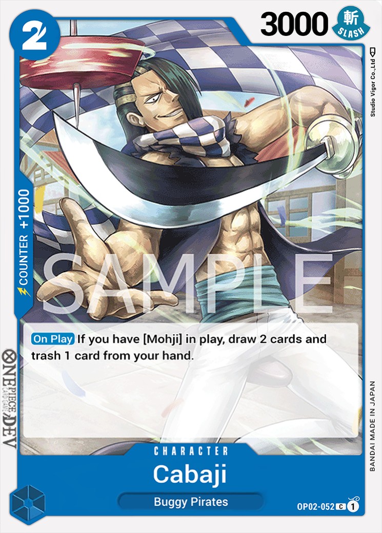 Cabaji Paramount War OP02-052 | Big Boss Collectables | Trading Cards ...